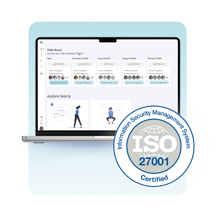 Efficient work with desk.ly - the hybrid work platform