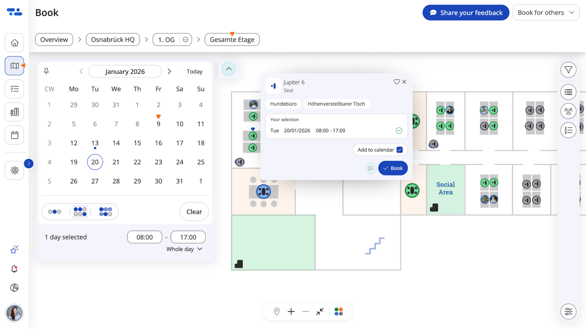 Desk booking system & app | desk.ly