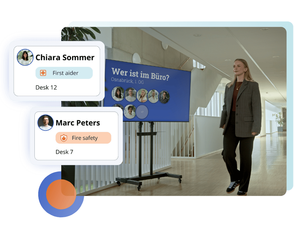 Display office attendance | desk.ly