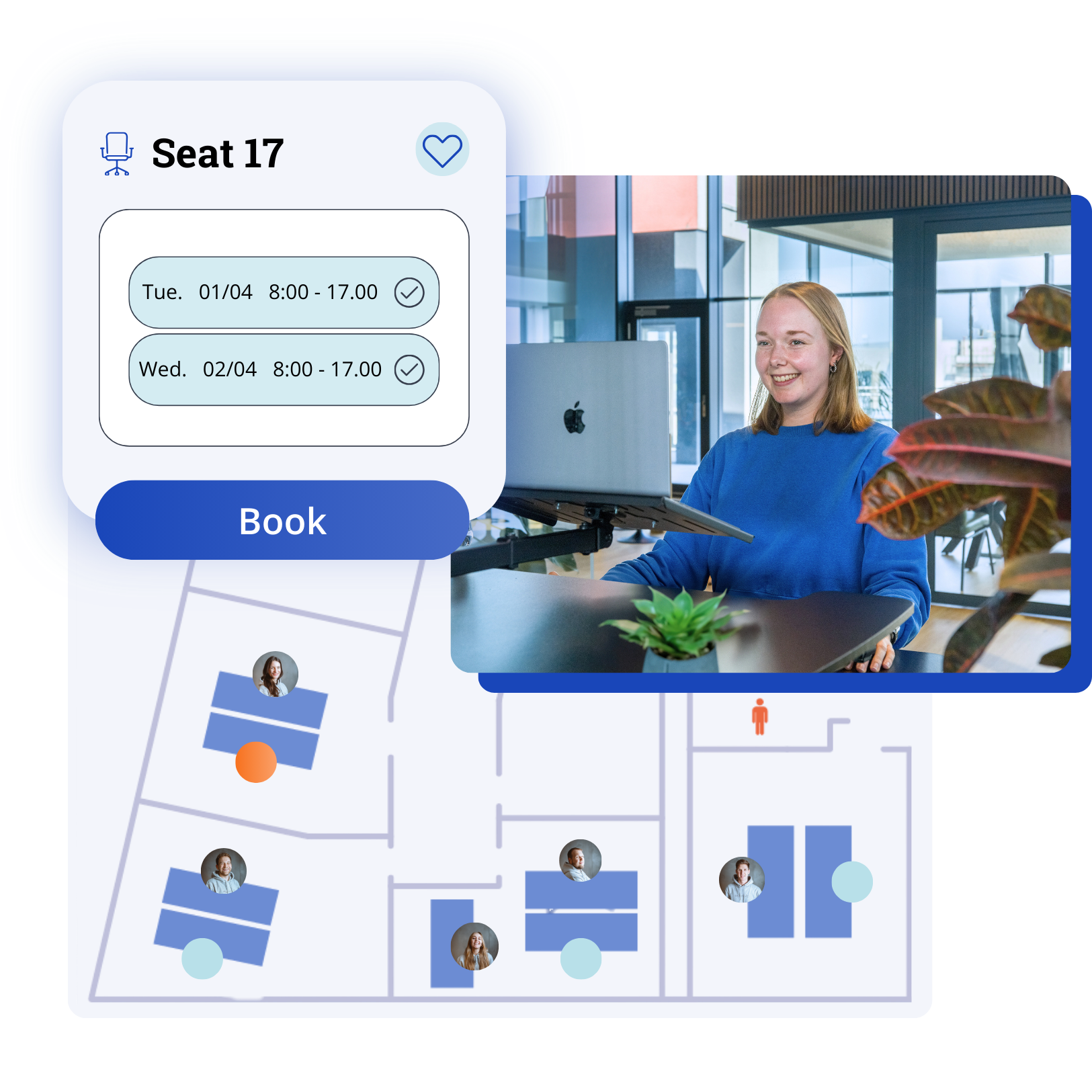 Efficient work with desk.ly - the hybrid work platform