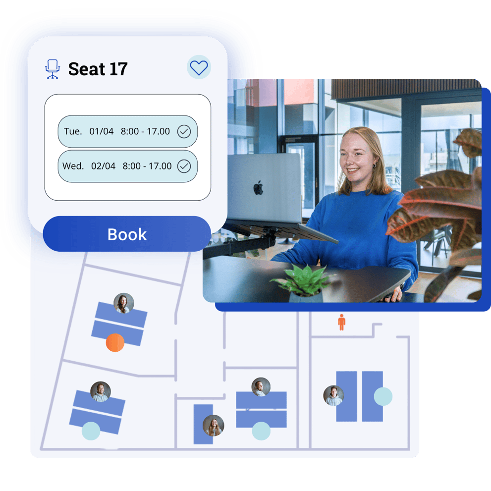 Efficient work with desk.ly - the hybrid work platform