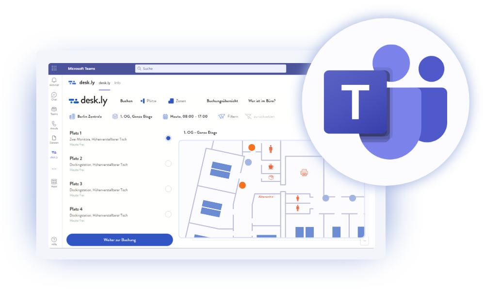 desk.ly Connect: automatische Buchung, höchste Datenpräzision